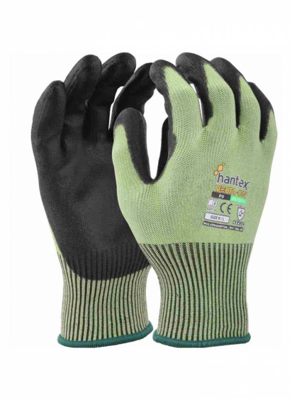 Hantex® Vecta - ISO Cut C Colour Coded, PU Palm Gloves - Customised ...