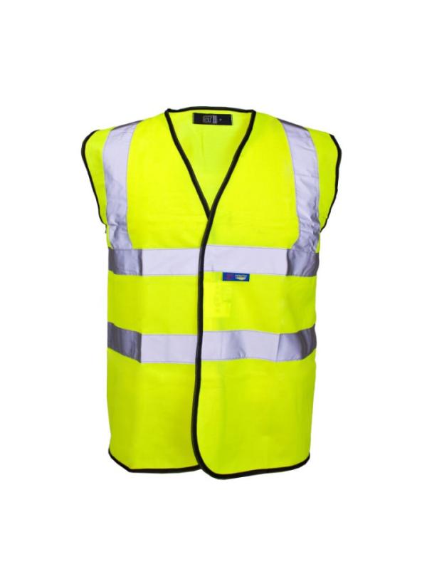 Supertouch Hi-Vis Velcro Vest: Enhanced Visibility & Safety on the Job